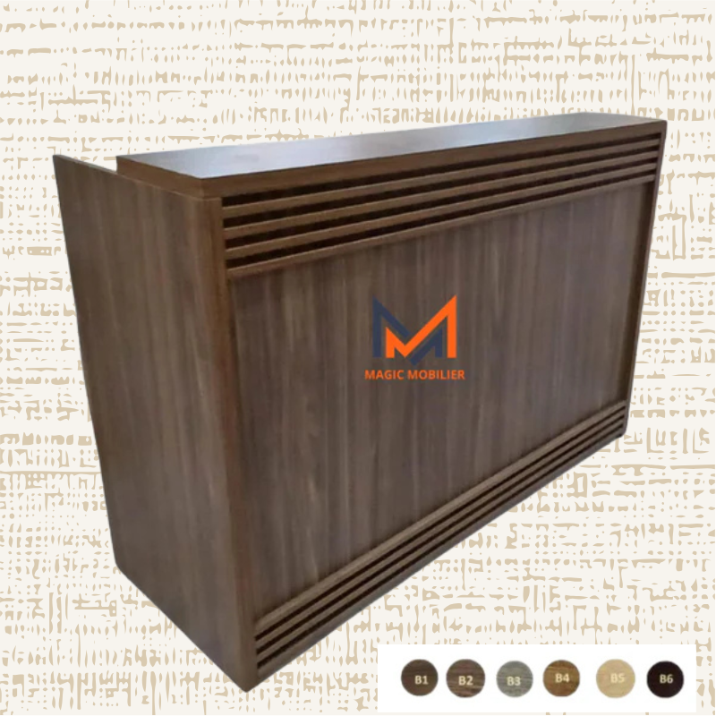 Comptoir de réception avec caisson Réf. A0551 – Magic Mobilier